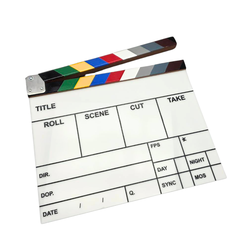 สเลท ไม้ตีสีรุ้ง clapper board, Slate ถ่ายหนัง | Shopee Thailand
