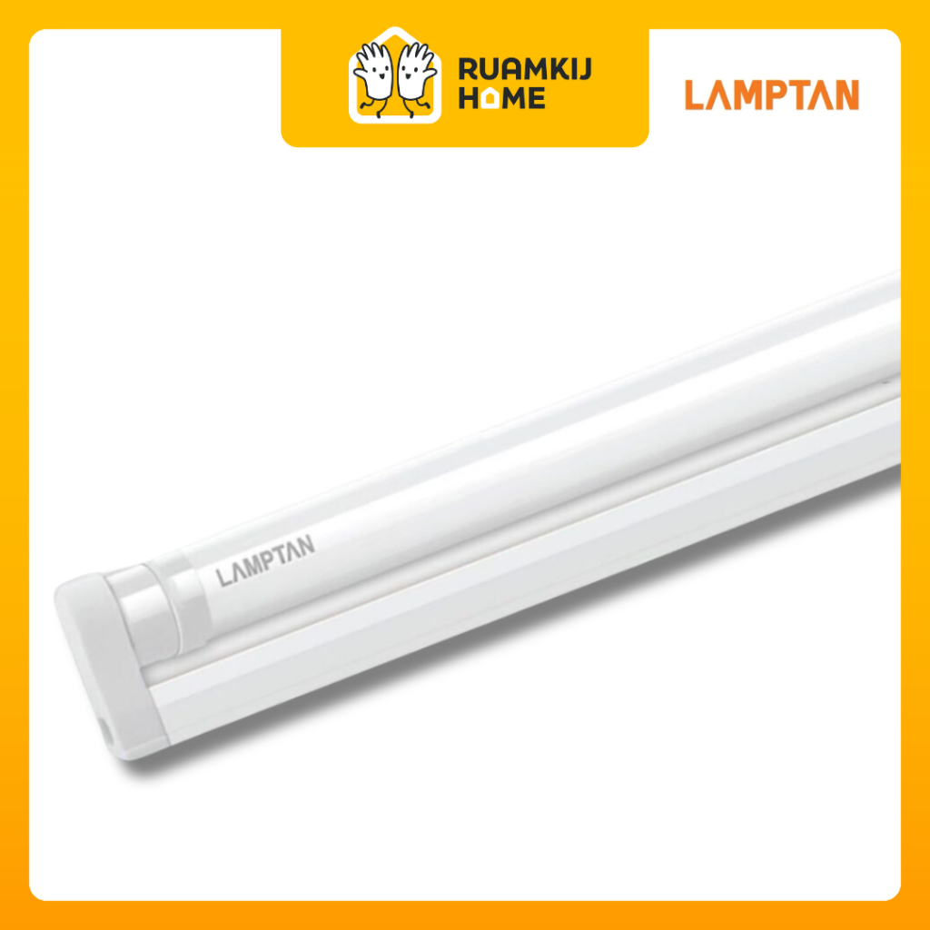LAMPTAN แลมป์ตั้น ชุดรางหลอดไฟ LED T8 18W LAMPTAN SET GLOSS V2 | Shopee ...