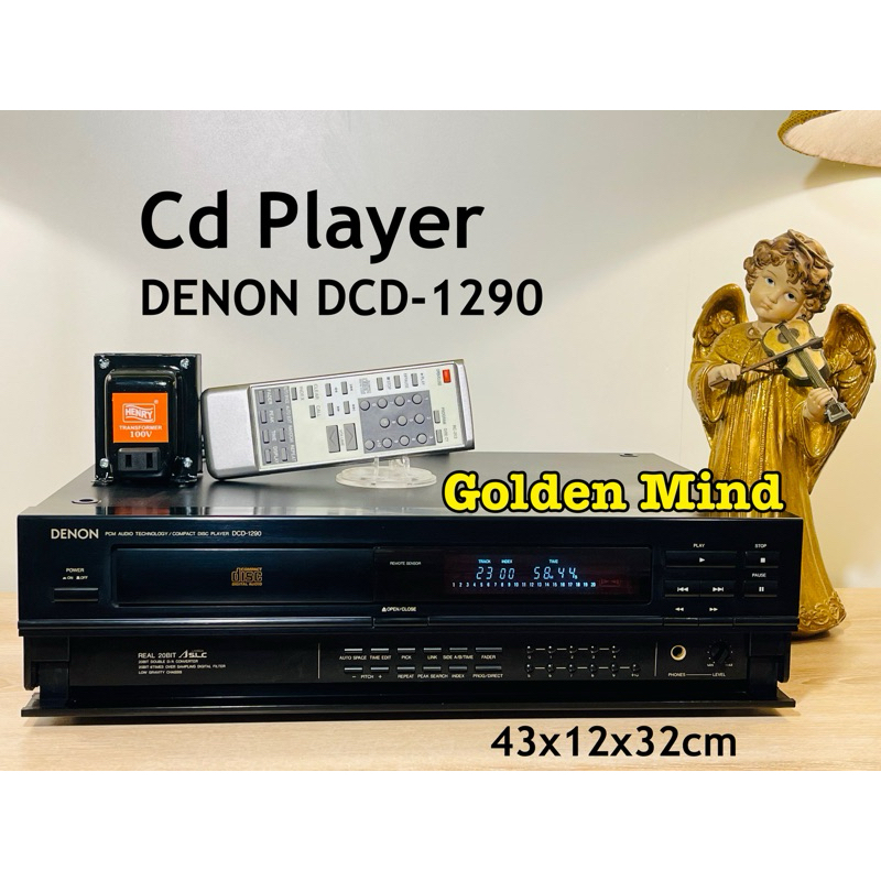 CD-01-021224 DENON DCD-1290 เครื่องเล่นซีดีมือสองจากประเทศญี่ปุ่น แถมรีโมทเทียบ | Shopee Thailand