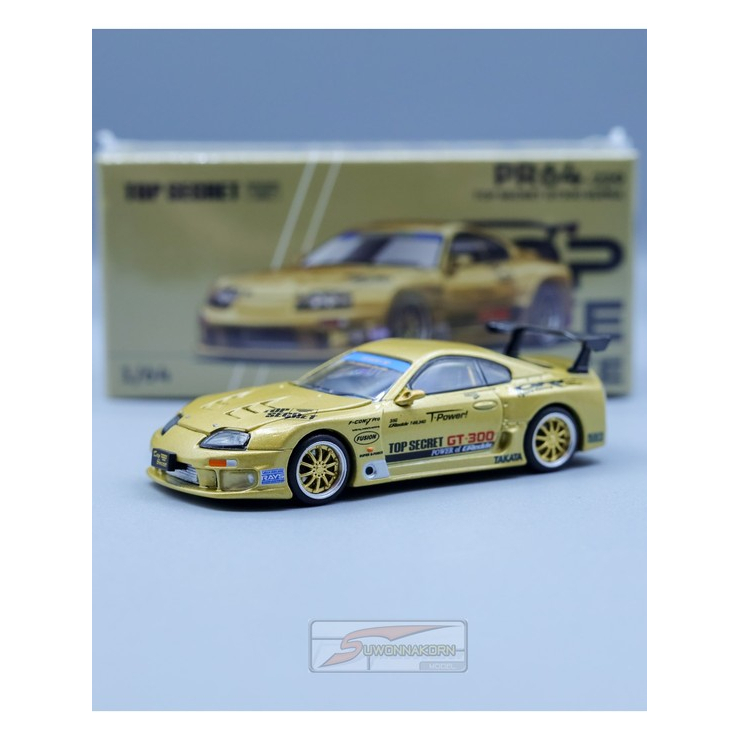 POP RACE PR64-0229 1/64 Top Secret GT300 Supra Gold | Shopee Thailand