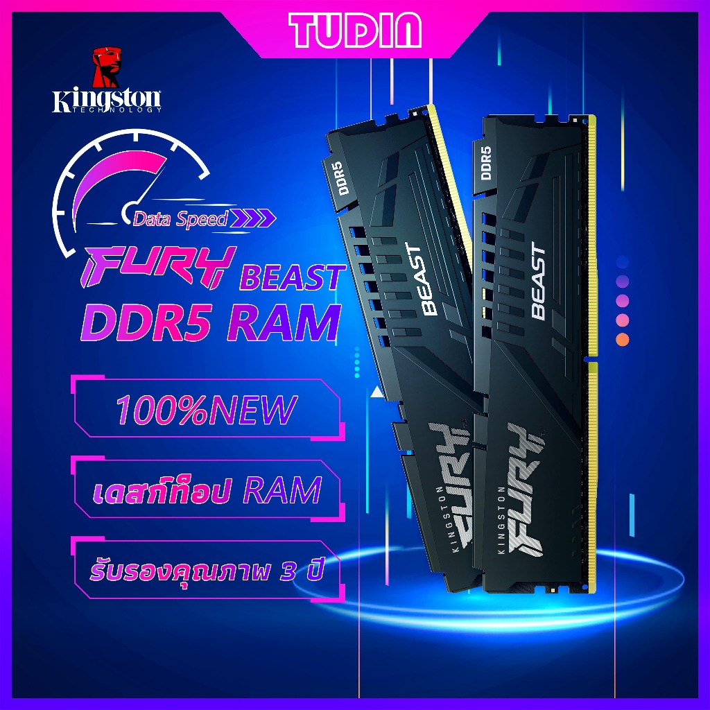 🛵 💨Kingston FURY BEAST RAM DDR5 16GB 5200Mhz/5600Mhz/6000Mhz GAMING PC ...