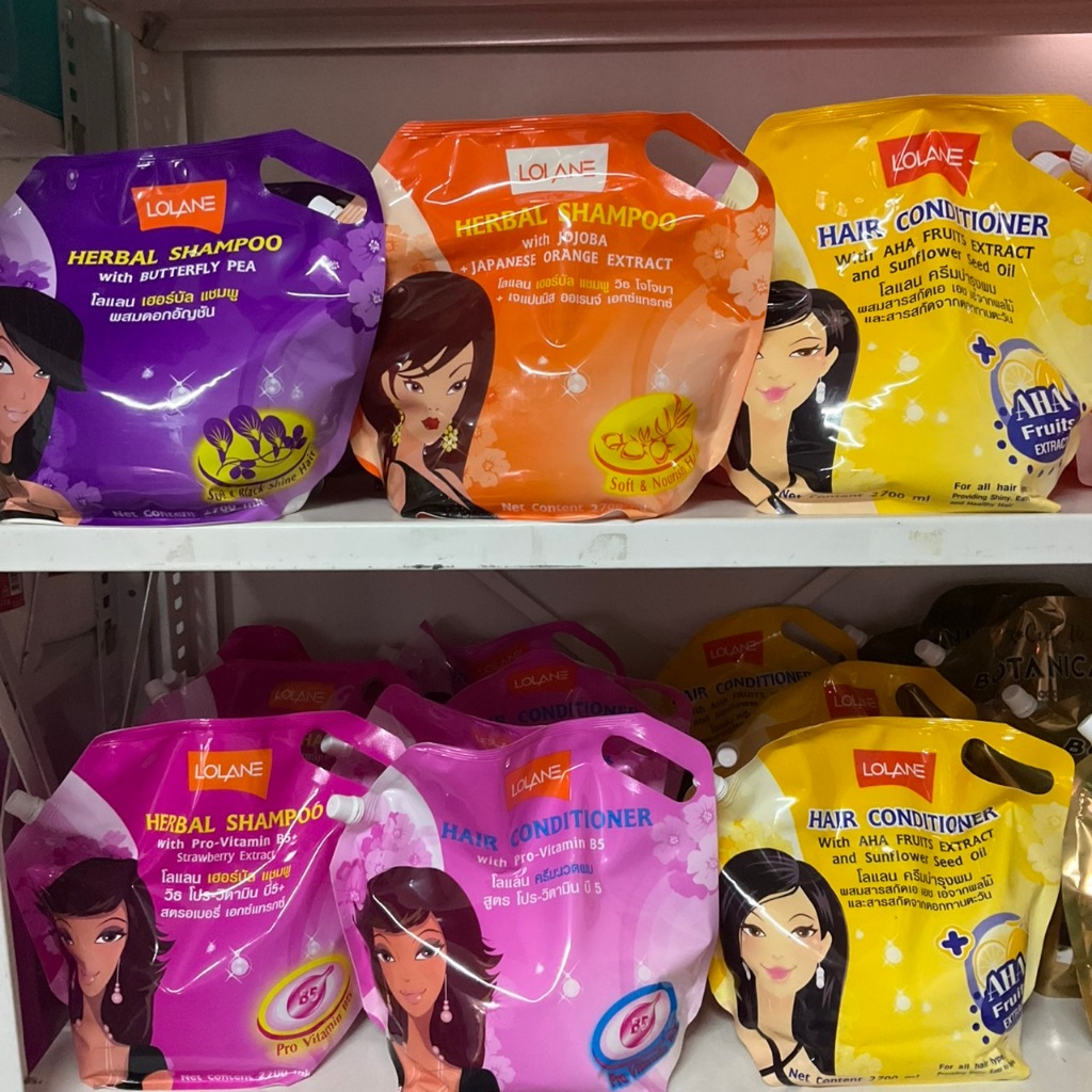 แชมพู ครีมนวดผม โลแลน แบบถุง Lolane Herbal Shampoo & Conditioner ขนาด 2 ...