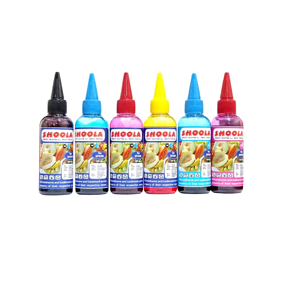 หมึกเติม SHOOLA Inkjet Refill For Epson เกรดพรีเมี่ยม สำหรับเติมเครื่อง ...