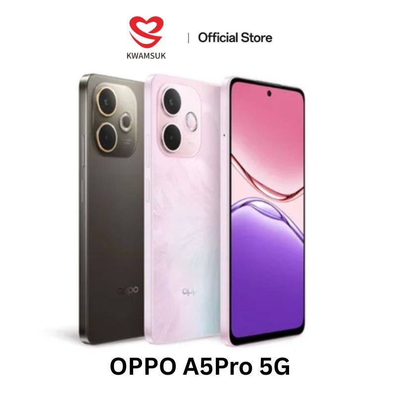 OPPO A5 Pro 5G (6+128G)(8+256) ดีไซน์สวย ทนทาน AI LinkBoost กันน้ำ/กันฝุ่น IP69 กล้อง 50 MP ...