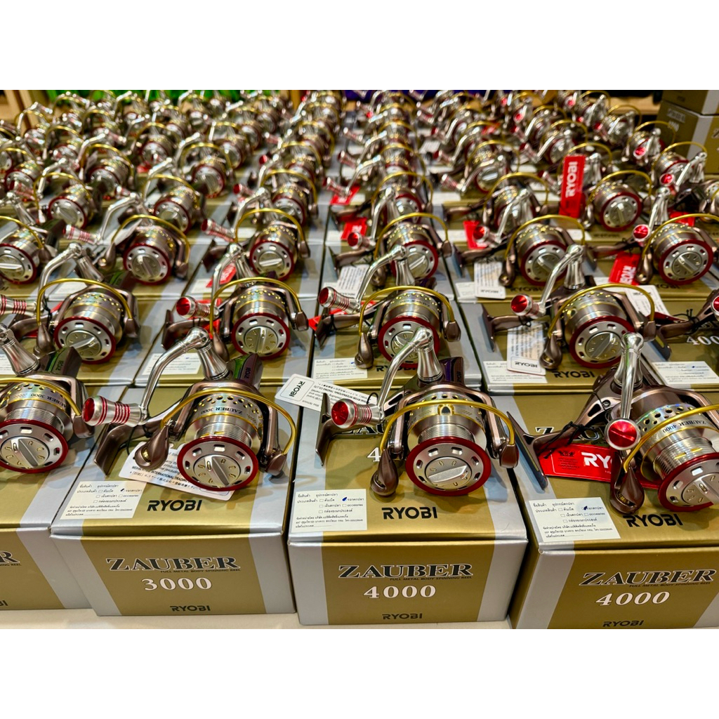 RYOBI ZAUBER เบอร์3000- 4000 8+1 BB . GEAR RATIO 5.0:1 เบรค 5 KG น้ำหนัก 315 กรัม | Shopee Thailand