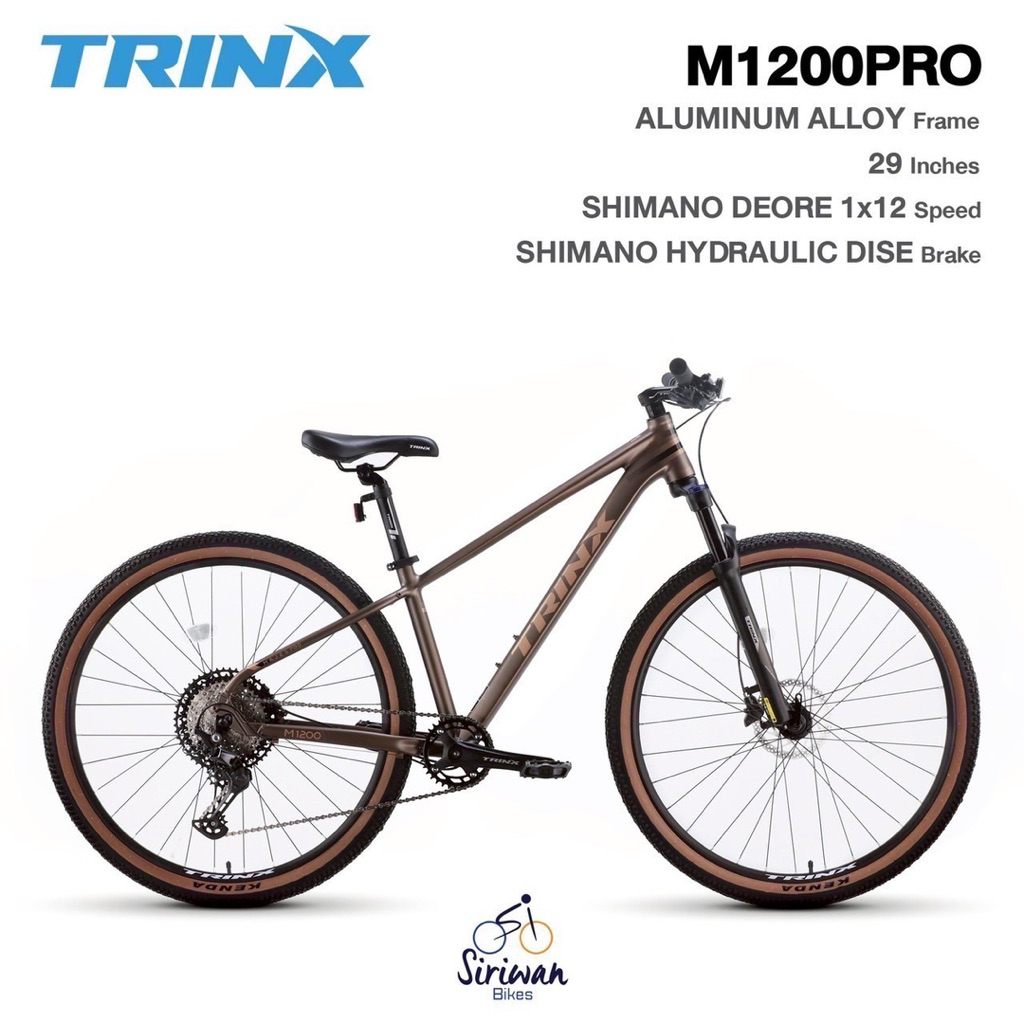 จักรยานเสือภูเขา Trinx M1200 Deore 12sp.ล้อ 29“ รุ่นใหม่ 2025 | Shopee ...