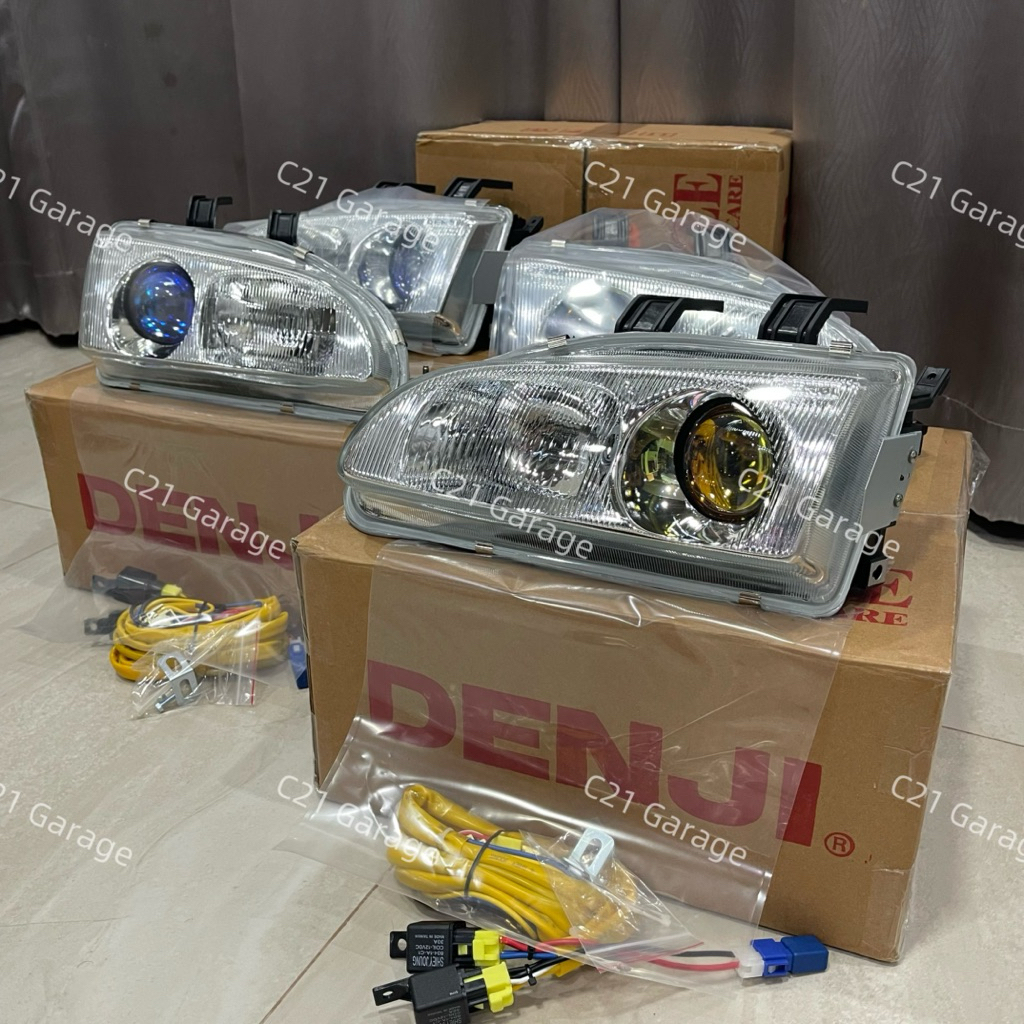 ไฟหน้า DENJI ของใหม่ ของแท้ รุ่นHonda Civic Eg 3Door 4Door ปี91-95 ...