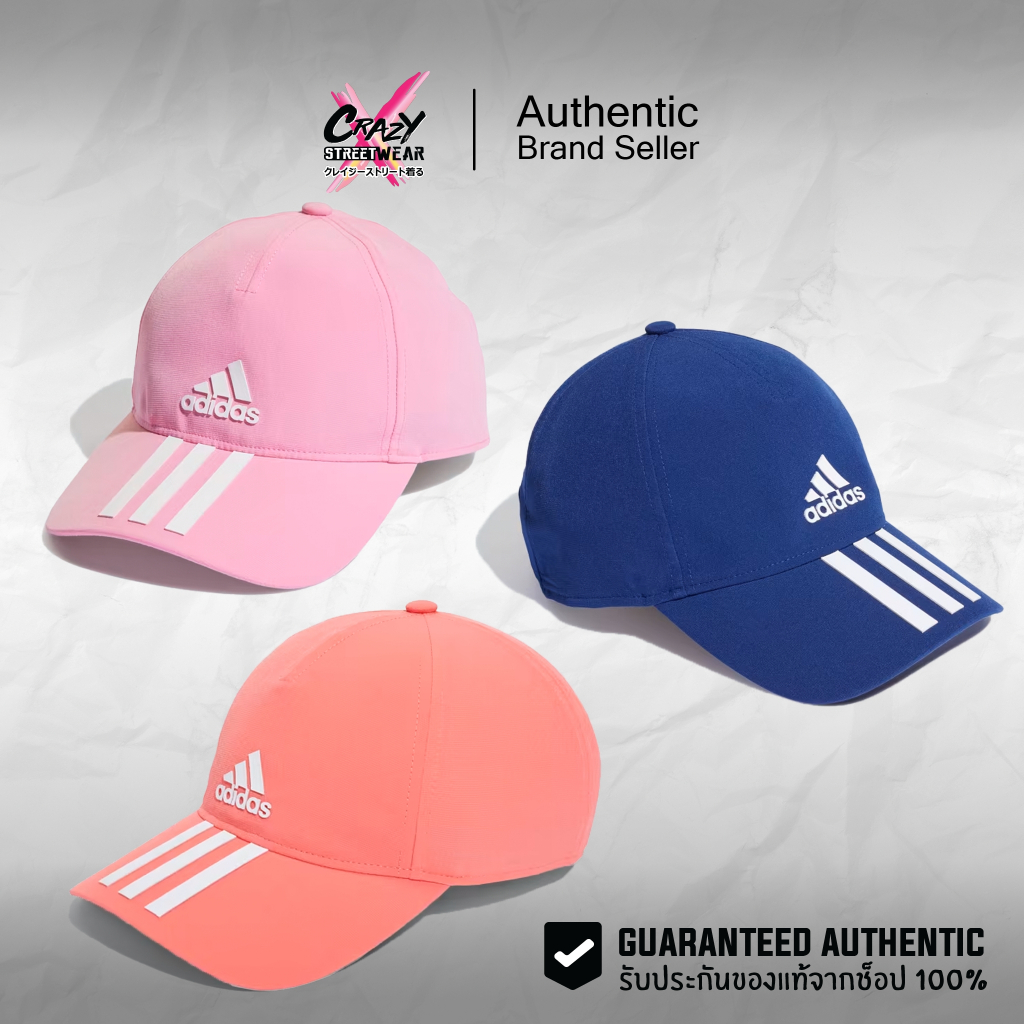 หมวก Adidas Aeroready 3-Stripes Baseball Cap ของแท้ 100% (HM6680 ...