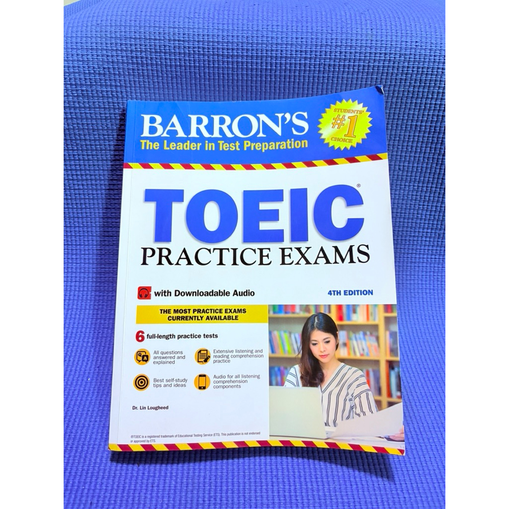 Barron TOEIC PRACTICE EXAMS จดดินสอ5pตำหนิมุมมือ2 | Shopee Thailand