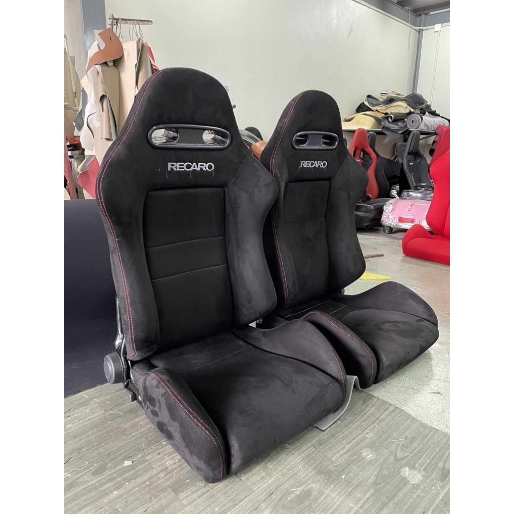 เบาะRECARO DC5ดำอคันทาร่า งานไทยพร้อมรางสไลด์ | Shopee Thailand