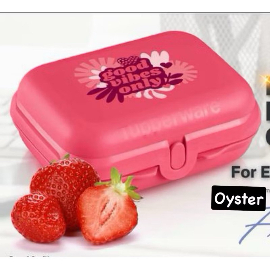 Tupperware รุ่น Oyster กระปุกเอนกประสงค์ เปิด-ปิดง่าย | Shopee Thailand
