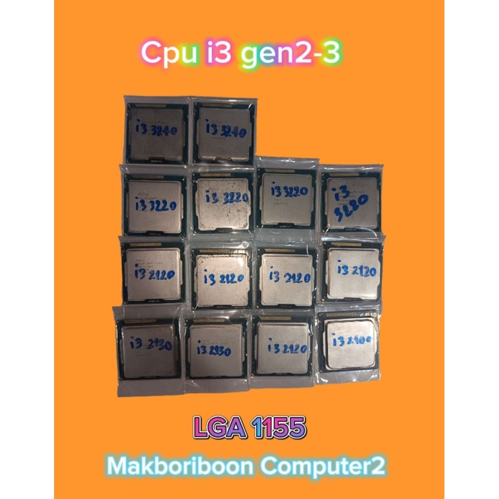Cpu core i3 gen2-3 LGA1155 | Shopee Thailand