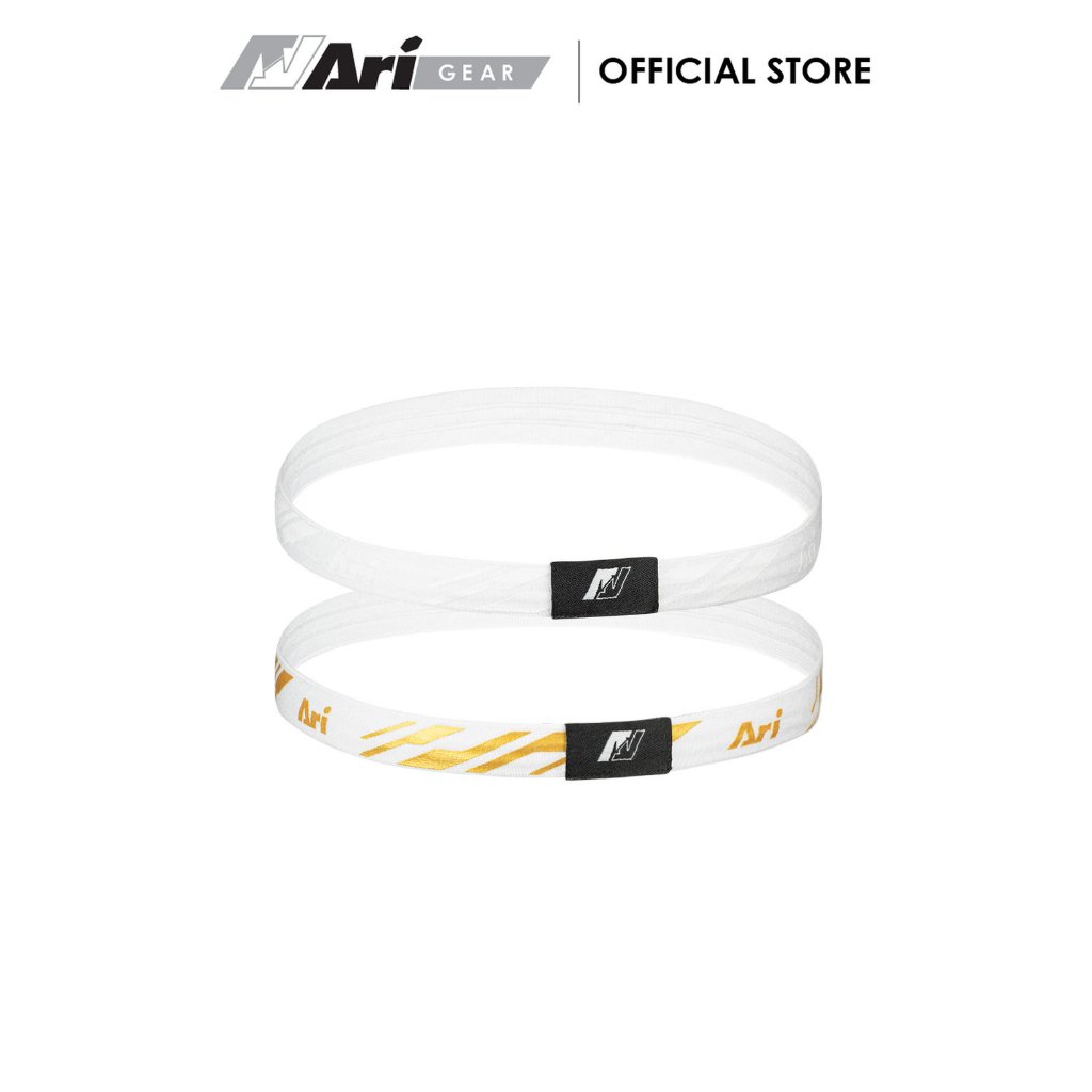 ARI SLASH ELASTIC HEADBAND - WHITE (AHW1329-02) สายคาดศีรษะ อาริ SLASH ...