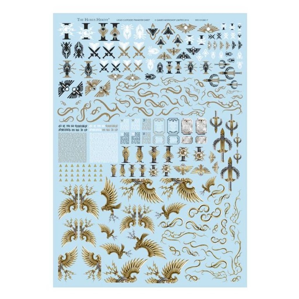 พร้อมส่ง Warhammer 40k: Legio Custodes: Decal: transfer sheets | Shopee ...