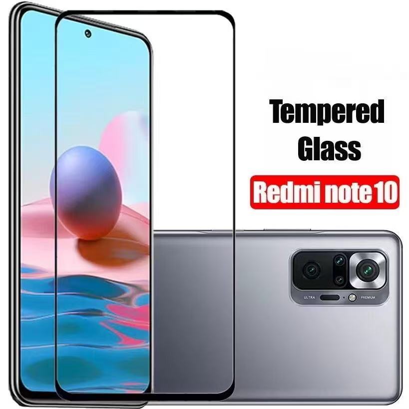 ฟิล์มกระจก เต็มจอ สำหรับ Xiaomi Redmi Note 10 Pro Note8 Note8Pro Note7 Pro Note6 Note5Pro ...