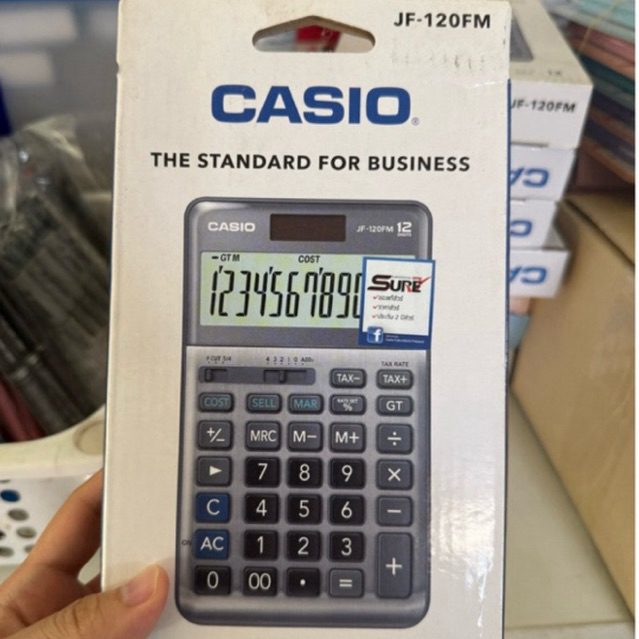 Casio(ของแท้) เครื่องคิดเลข 12หลัก รุ่น JF-120FM | Shopee Thailand