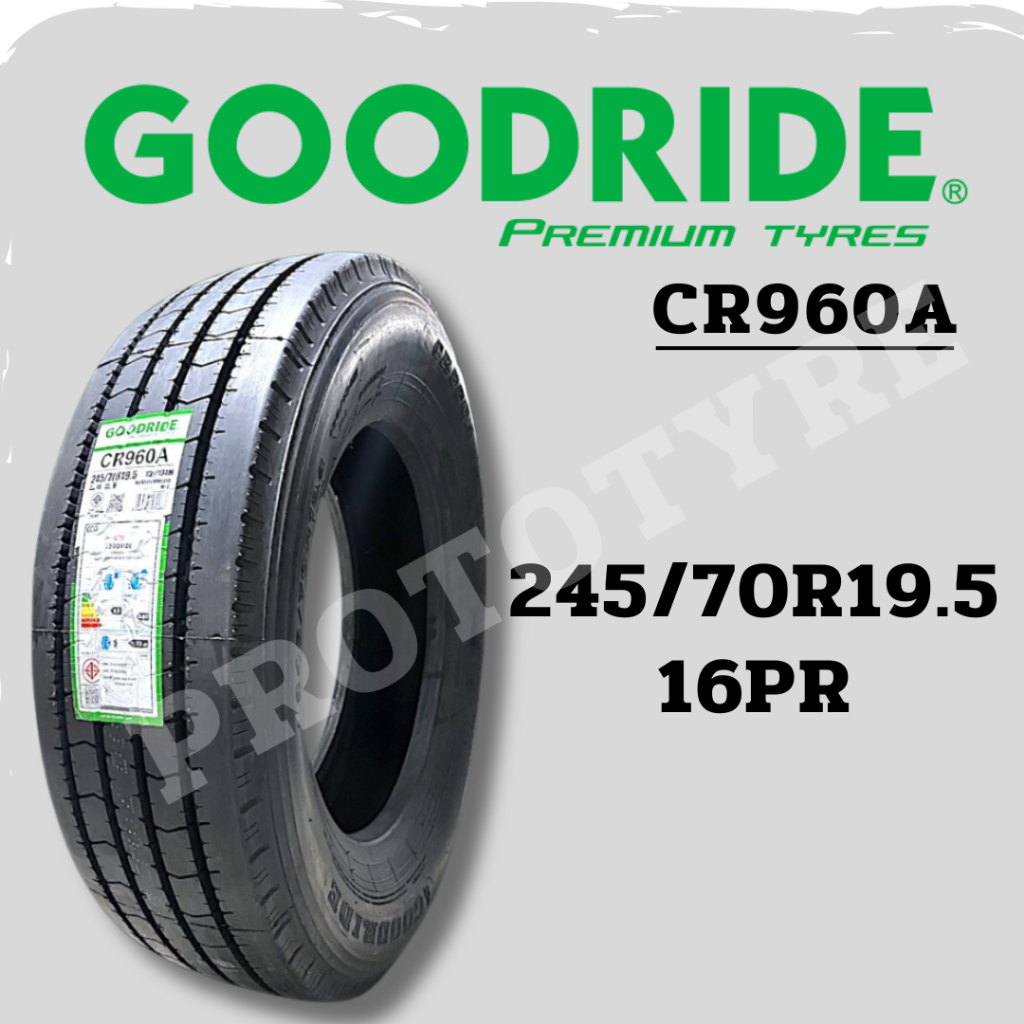 ยางรถบรรทุกเรเดียล 245/70R19.5 16PR ยี่ห้อ GOODRIDE รุ่น CR960A | Shopee Thailand
