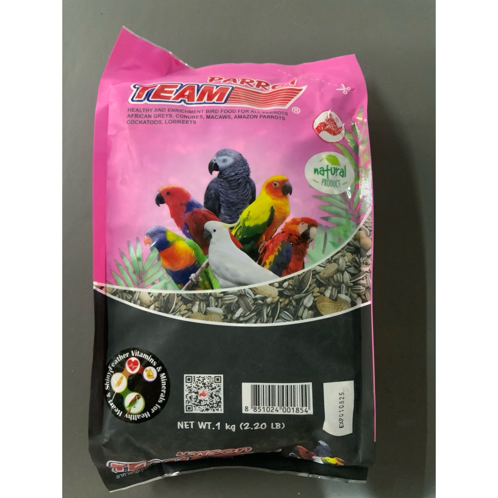 TEAM PARROT อาหารนกแก้ว | Shopee Thailand