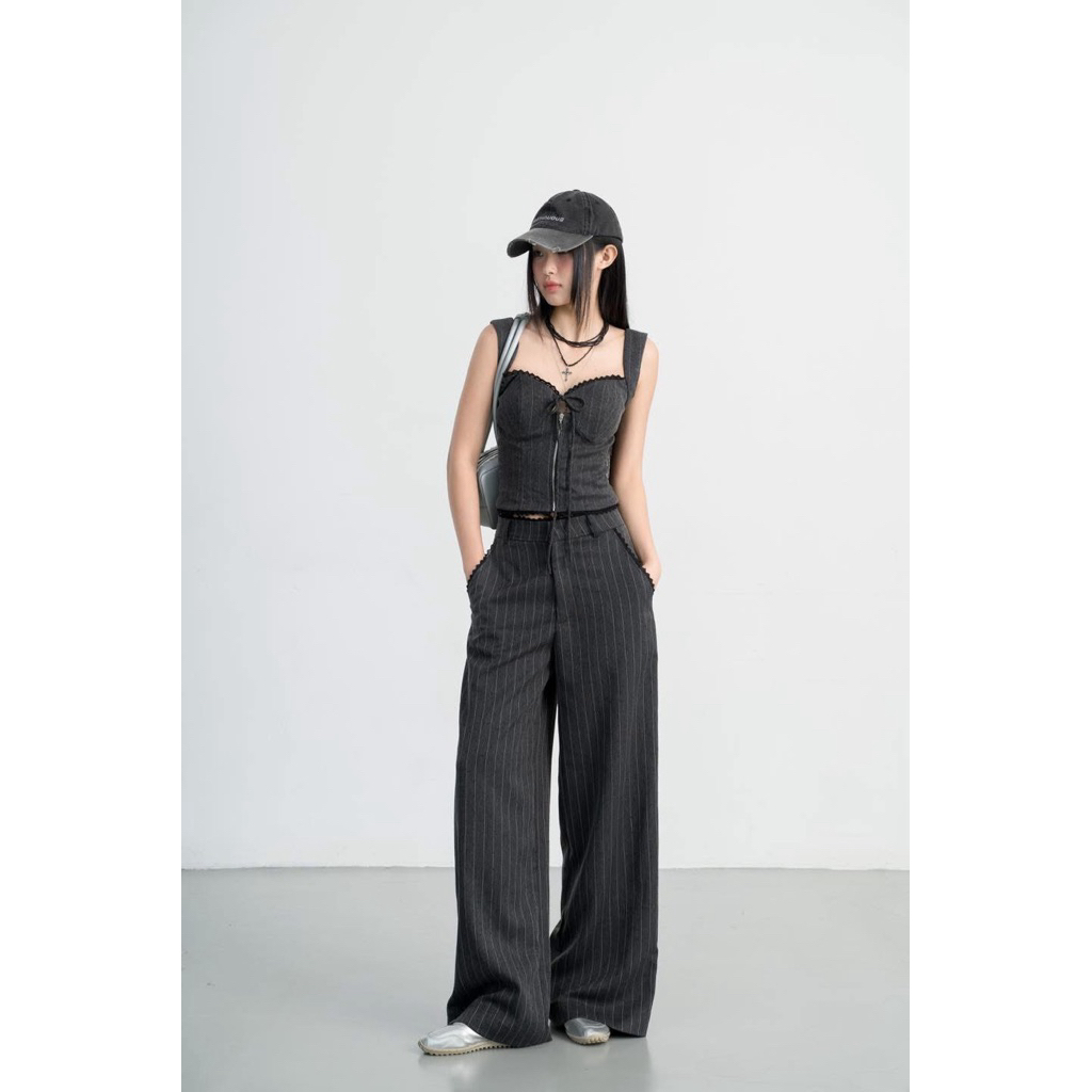 MAGGIE SET -จากแบรนด์ Hoodesign ชุดเวียดนามพร้อมส่ง ไม่ต้องรอพรีออเดอร์ | Shopee Thailand