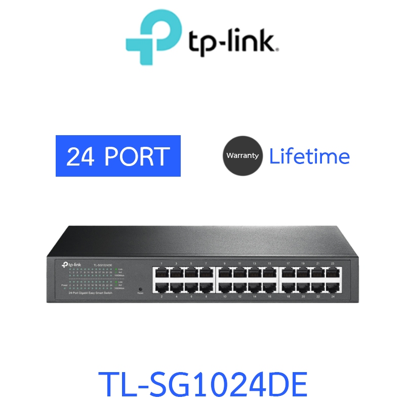 TP-Link 24-Port Gigabit Easy Smart Switch รุ่น TL-SG1024DE | Shopee ...