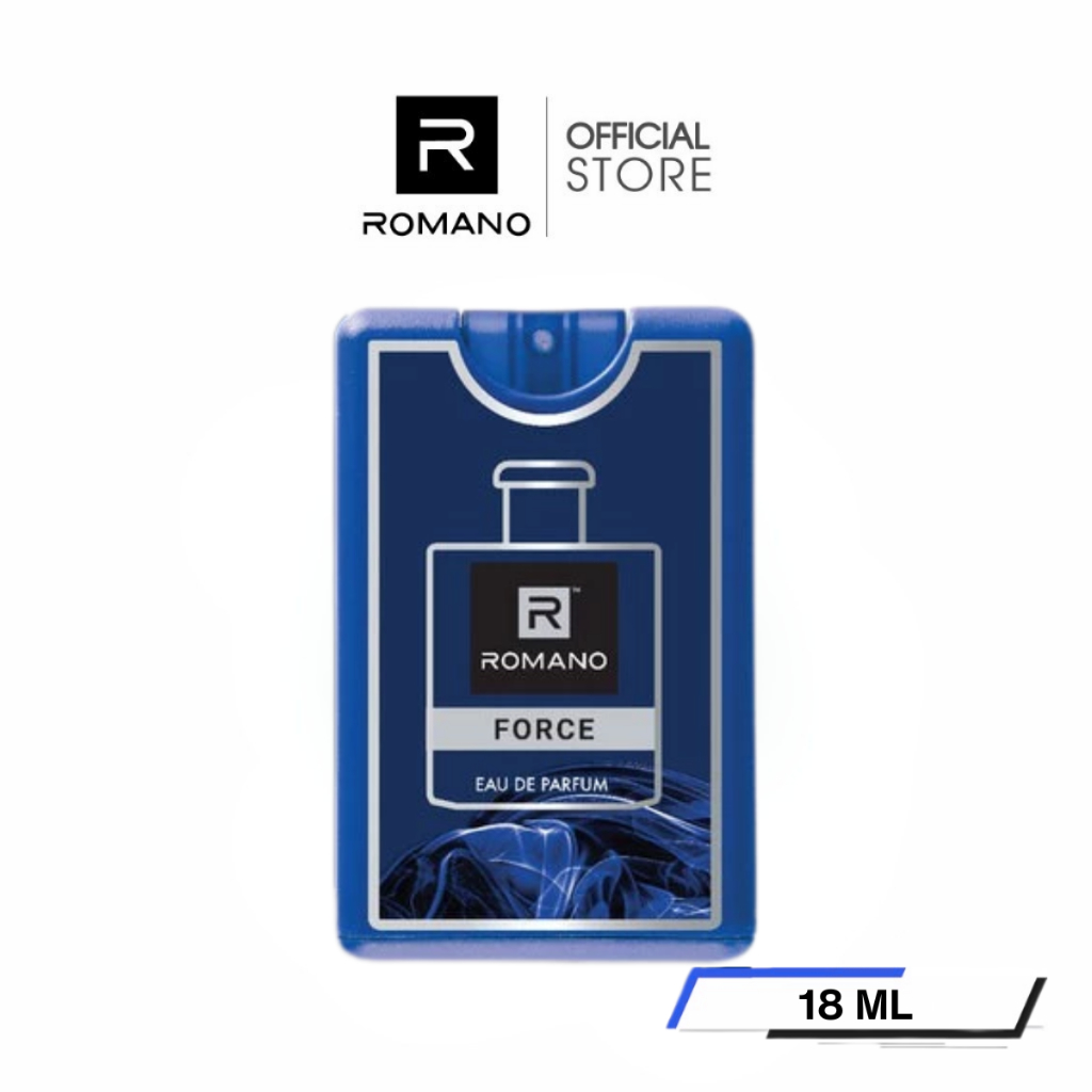 ROMANO EAU DE PARFUM FORCE 18 ML / โรมาโน่ น้ำหอม EDP กลิ่นฟอร์ซ 18 มล. ...