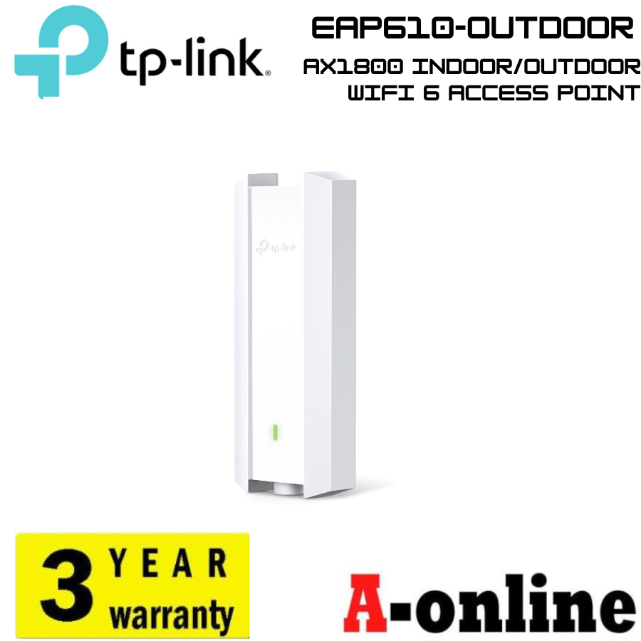 TP Link EAP610-Outdoor AX1800 Indoor/Outdoor WiFi 6 Access Point ...