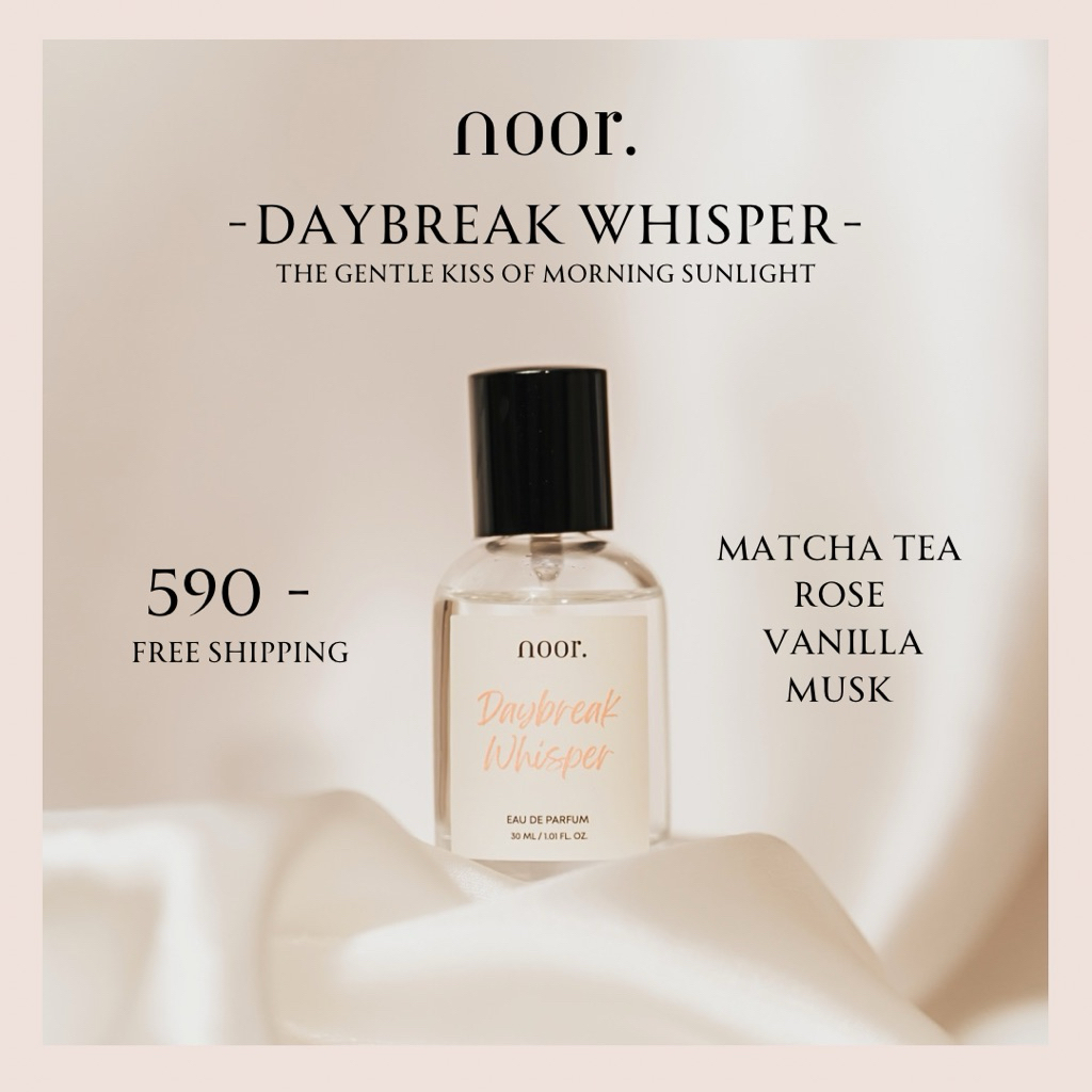 น้ำหอมมัทฉะ กลิ่น DAYBREAK WHISPER (NOOR.) จากนอร์ EDP/ 30 ml | Shopee ...