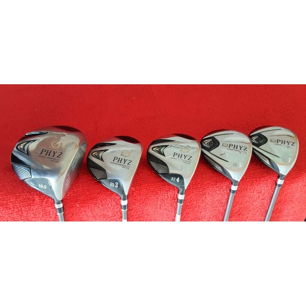 ไม้กอล์ฟ PHYZ ประกอบด้วย Driver,Fw3,4,5,7รวม 5 ไม้ (มือสองสภาพดีมาก) | Shopee Thailand