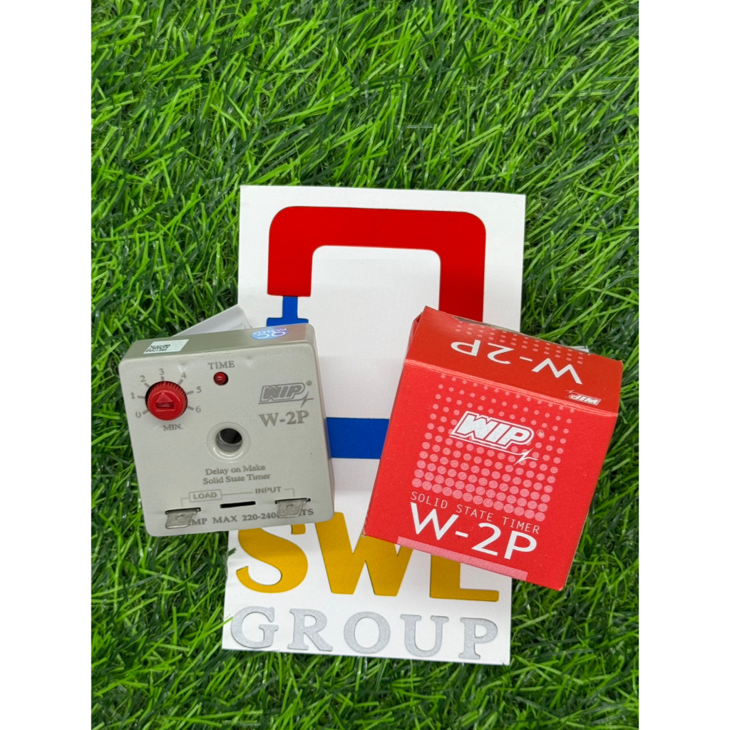 ไทเมอร์แอร์ ยี่ห้อ WIP รุ่น W-2P ตัวหน่วงเวลาแบบตั้งได้ 0-6 นาที (Delay On Make) | Shopee Thailand