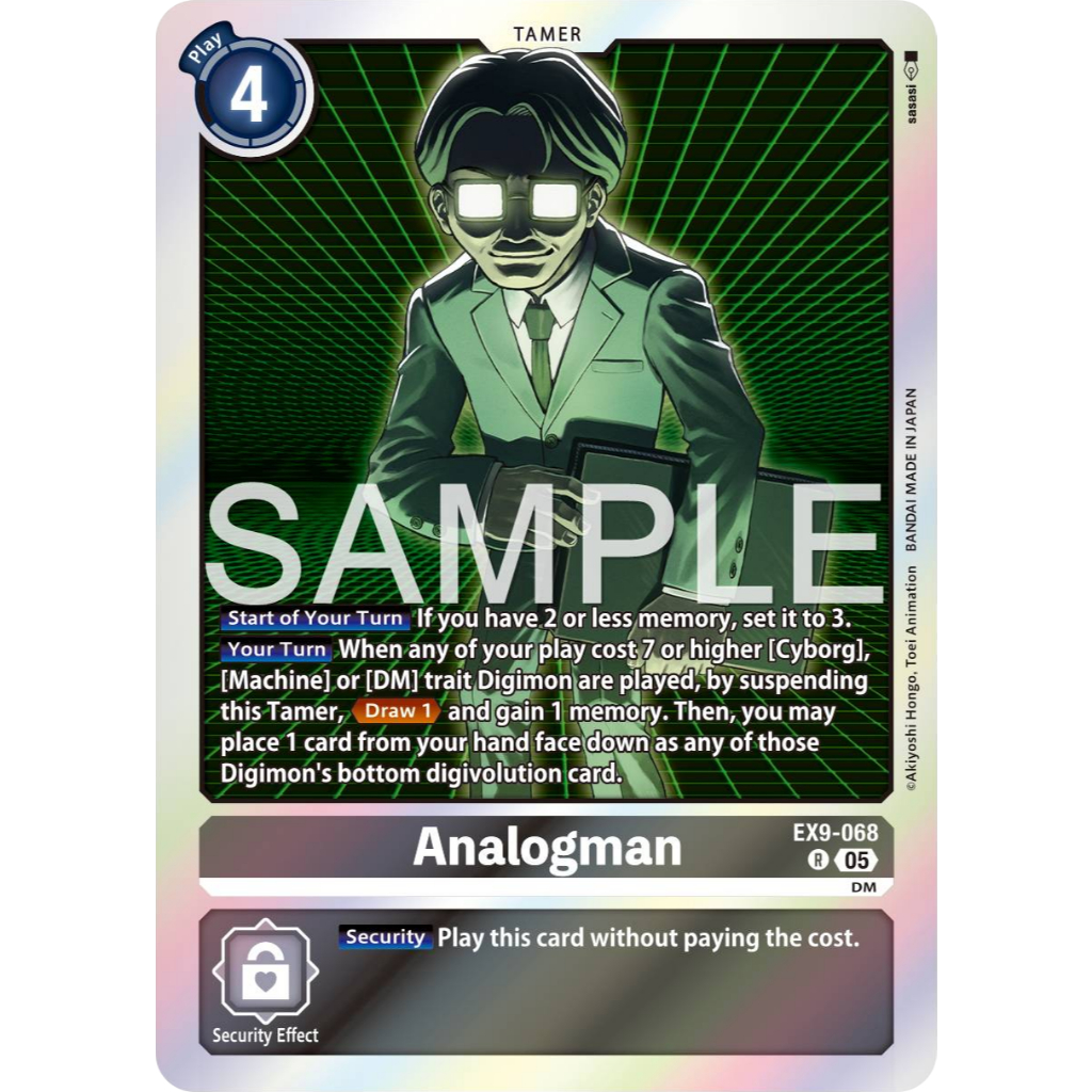 [Digimon] Analogman EX9-068 Digimon Card การ์ดสะสมดิจิม่อน ร้านDDN ...