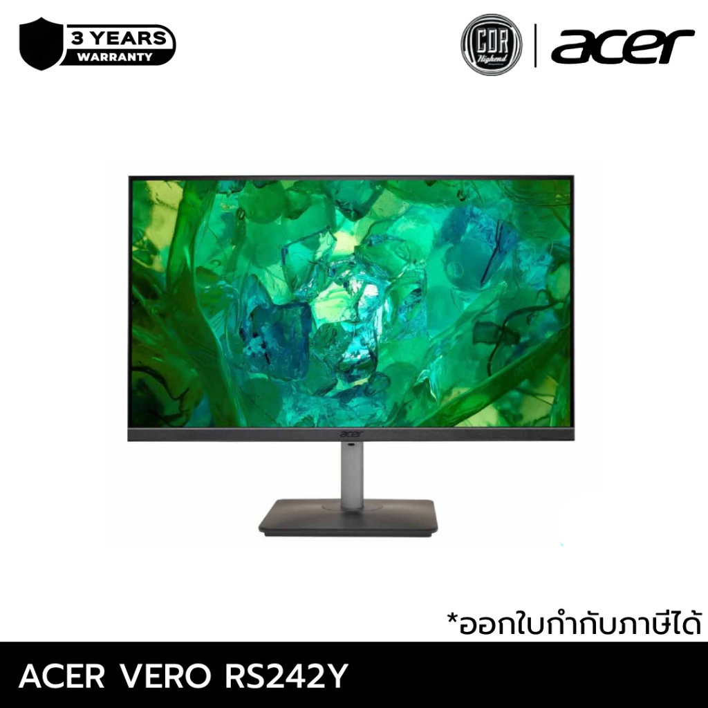 ACER VERO RS242Y MONITOR (จอมอนิเตอร์) | IPS, VGA, HDMI, SPK | 120Hz ...