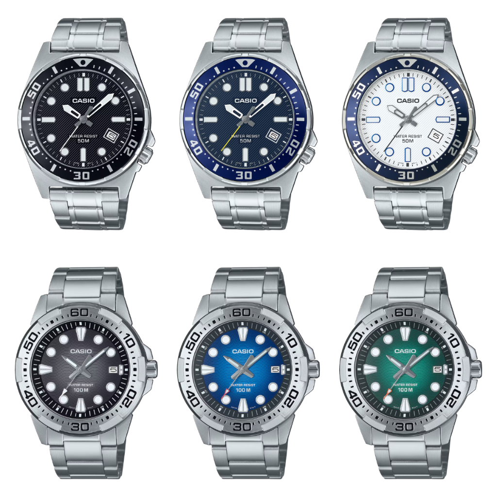 Casio นาฬิกาข้อมือผู้ชาย รุ่น MTD-135, MTD-135D MTD-140D Series MTD ...