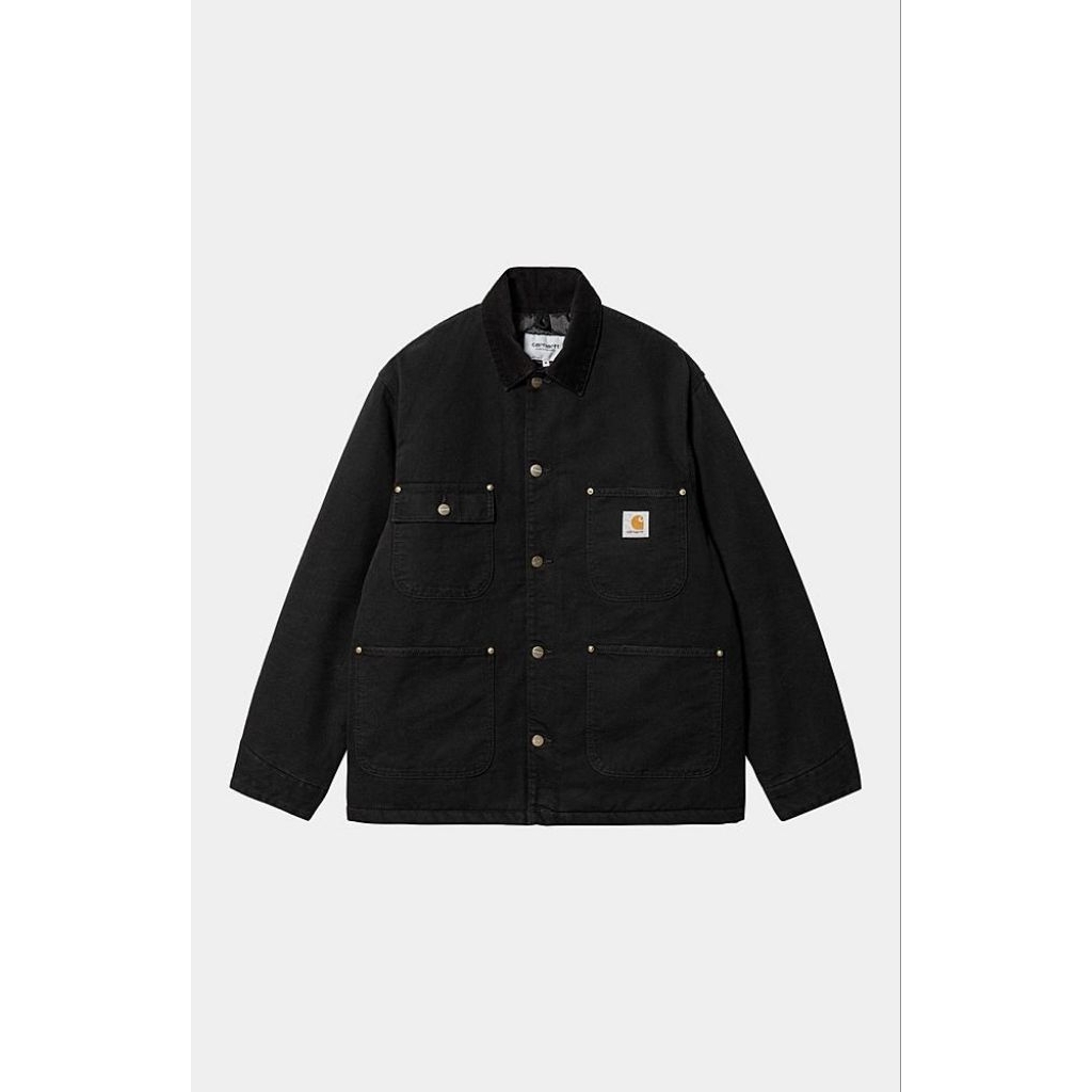 Carhartt WIP OG Chore Coat (Winter) Black (aged) Dearborn Canvas (Lined ...