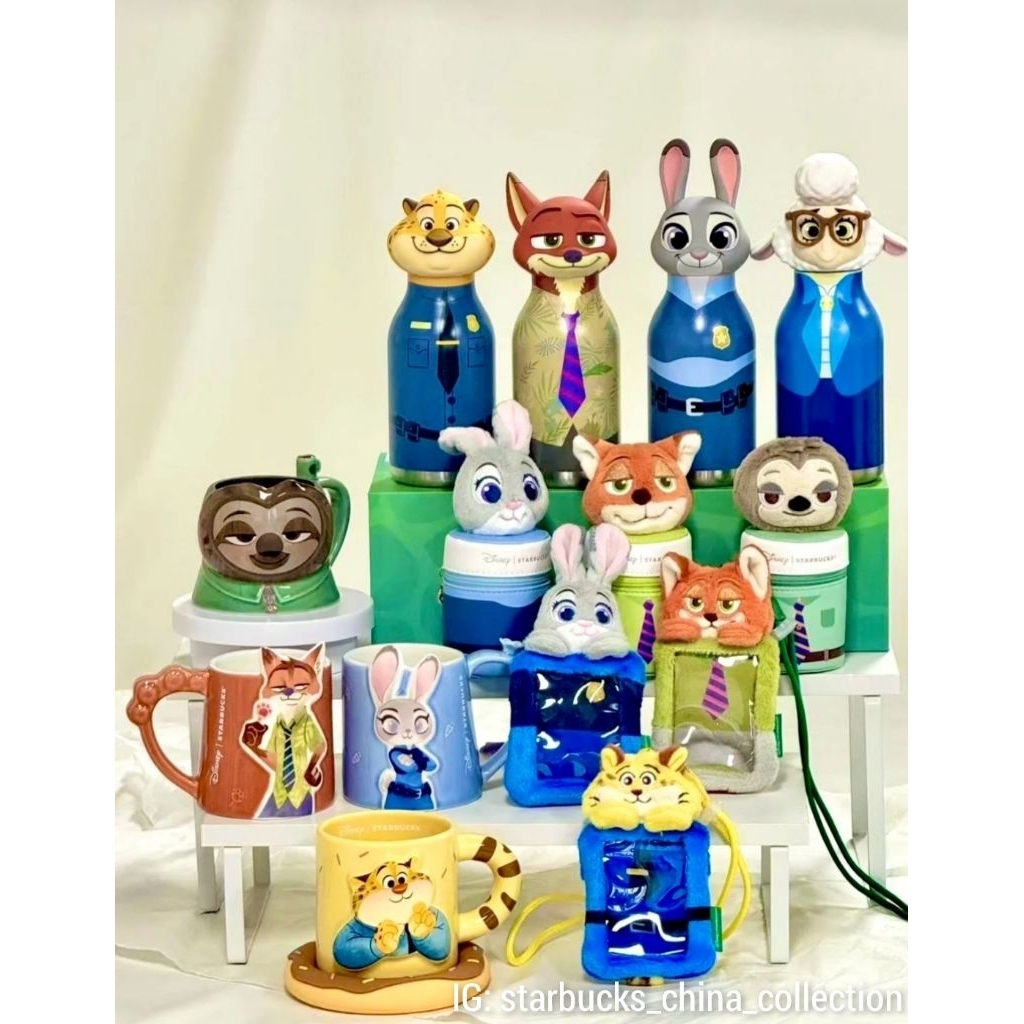 Starbucks China Zootopia Collection 2025 | Shopee Thailand