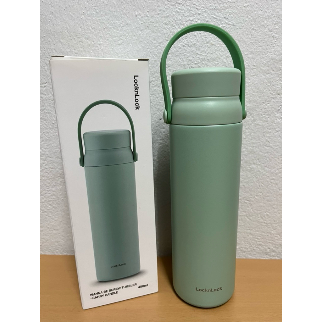 กระบอกสแตนเลส ชงชา กาแฟ เก็บอุณหภูมิร้อน-เย็น LocknLock 450ml ใหม่ | Shopee Thailand