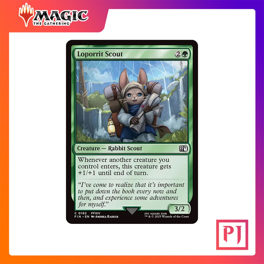 [MTG] Loporrit Scout [FIN] [GREEN] [COMMON] [NORMAL] [ENG] (การ์ดเมจิค ...