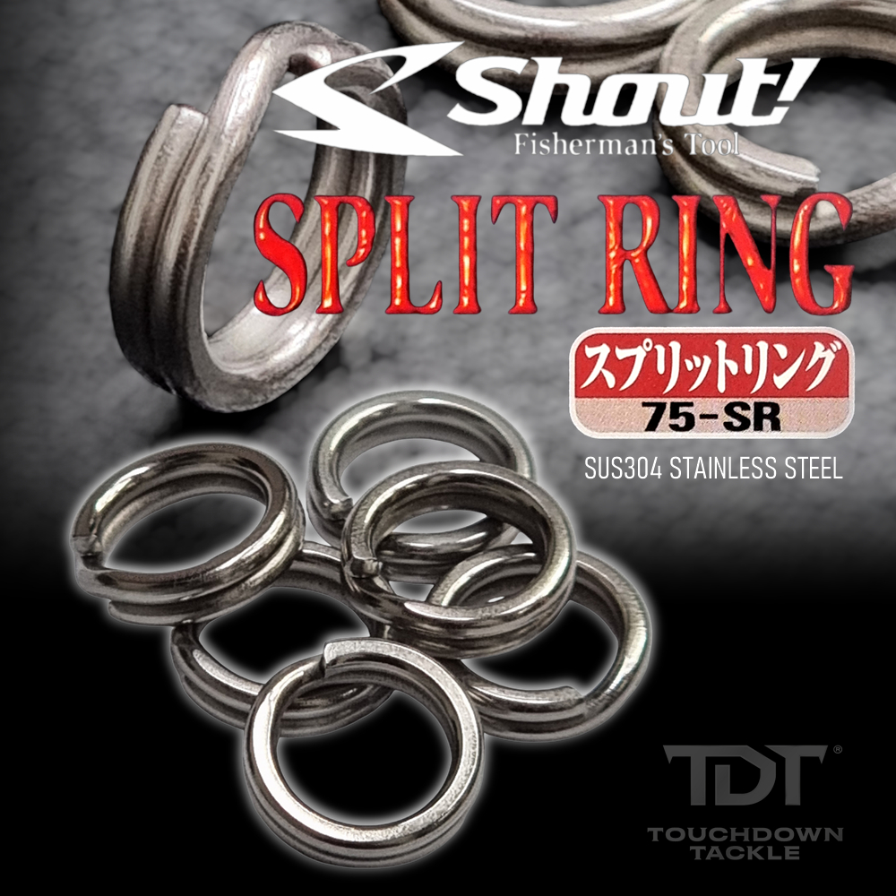 SHOUT 75-SR STAINLESS SPLIT RING *** สปริทริง สแตนเลส304 JAPAN QUALITY 100% *** | Shopee Thailand
