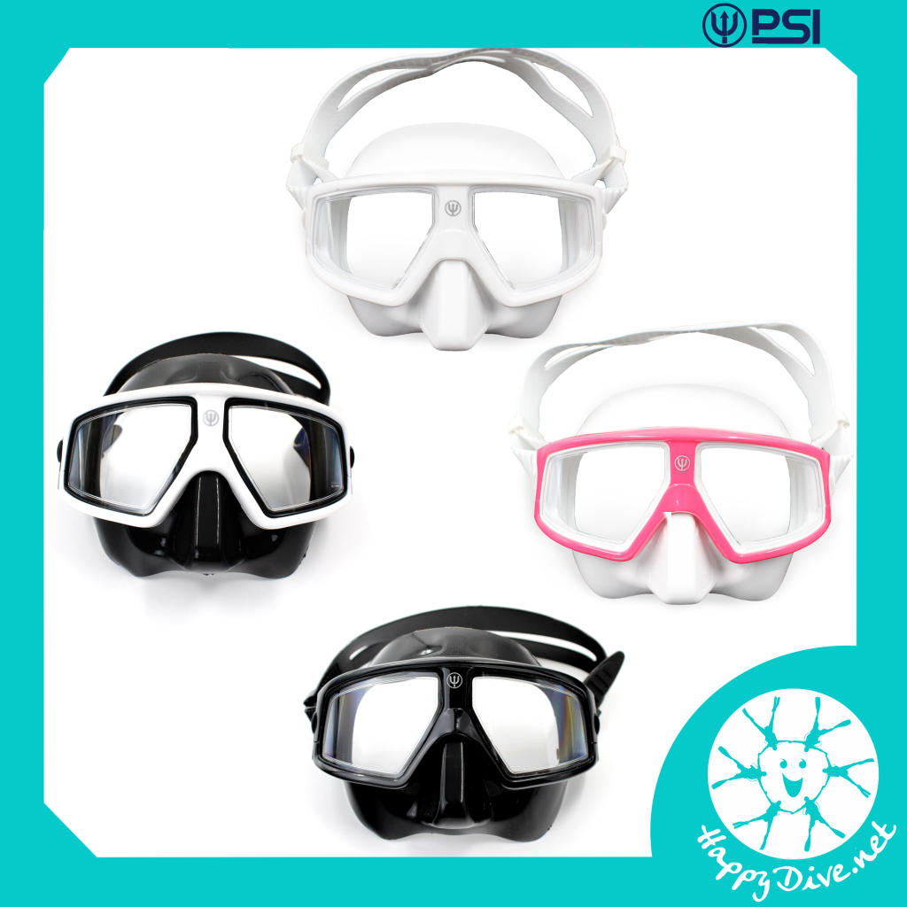 🤿 PSI Apnea Freediving Mask - หน้ากากฟรีไดฟ์ หน้ากากดำน้ำ Low Volume ...