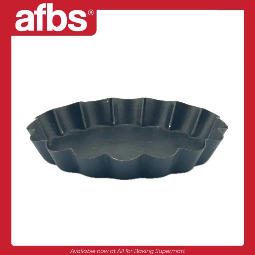 SUPERMART Matfer 332655 exopan fluted tluted tart mould 80*12 mm ...