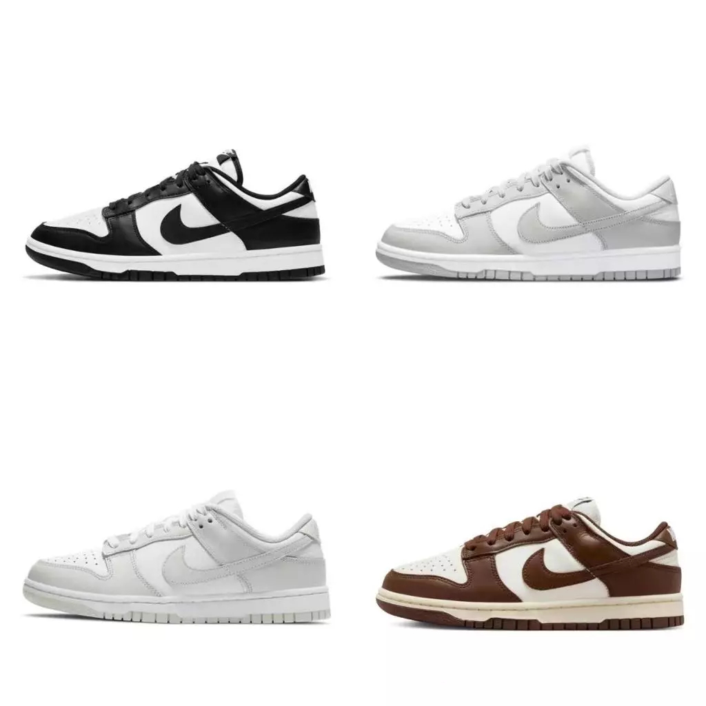 Nike Dunk Low Retro "Black" panda /Grey Fog /Surface in Brownทั้งสองเพศ ...