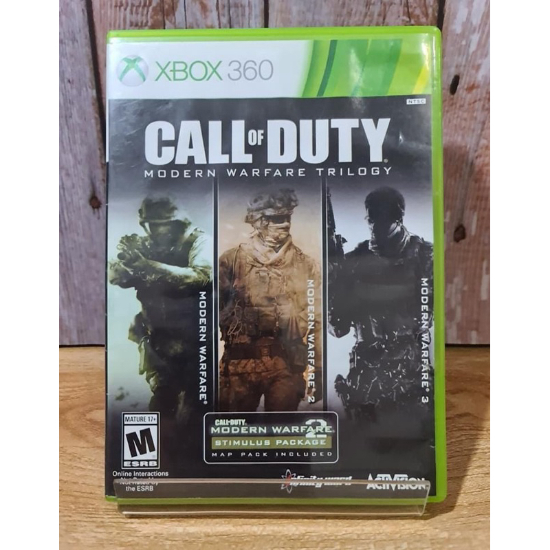 แผ่นเกมส์ึ XBOX360 เกมส์ Call of Duty Modern Warfare Trilogy | Shopee Thailand