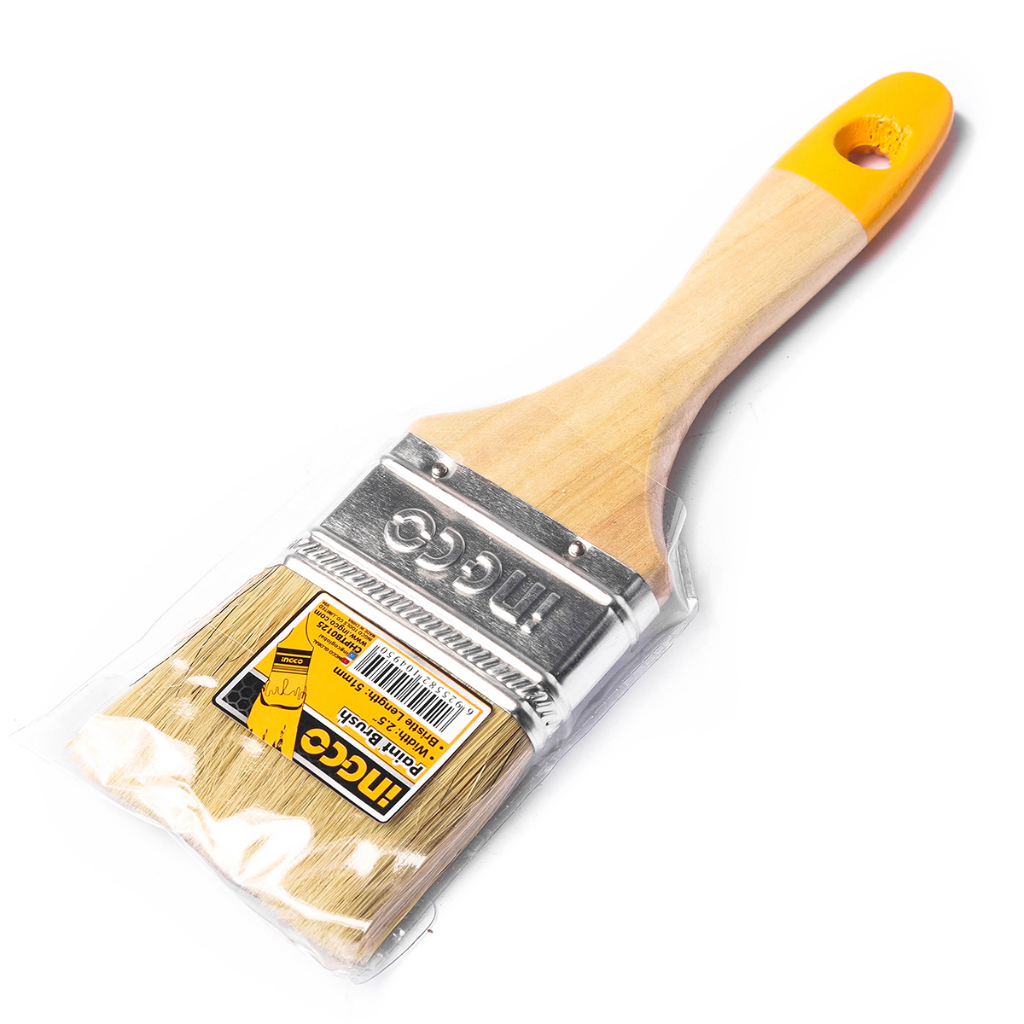แปรงทาสีด้ามไม้ อิงโก้ (INGCO) รุ่น CHPTB0125 ขนาด 2.5 นิ้ว ขนแปรงยาว ...