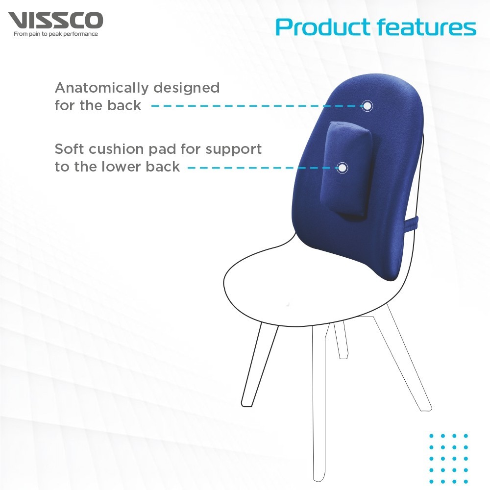 Vissco ORTHOPAEDIC BACK Support 0107 แผ่นรองหลัง | Shopee Thailand