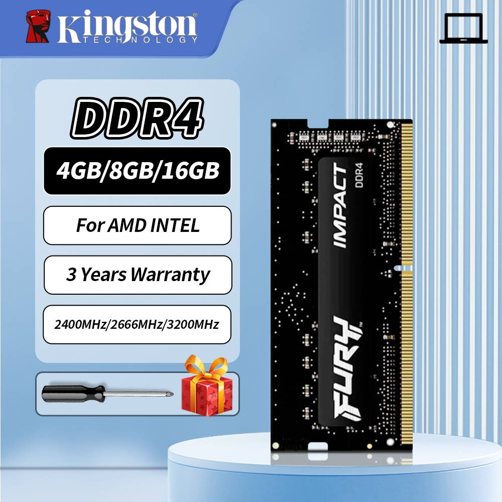 [Local 24H ship] Kingston Fury 4GB 8GB 16GB RAM DDR4 2400MHZ 2666MHZ 3200MHZ notebook RAM SODIMM ...