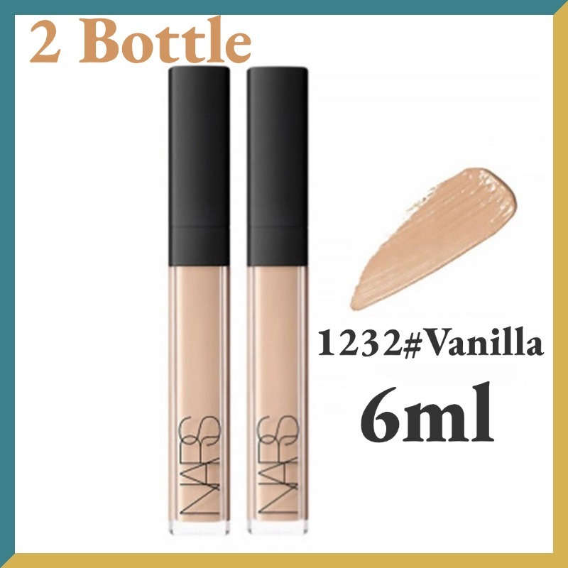 2 Bottle NARS 2#1232#Vanilla 6ml NARS Radiant Creamy Concealer 6ml นาร์ส คอนซีลเลอร์ Custard ...
