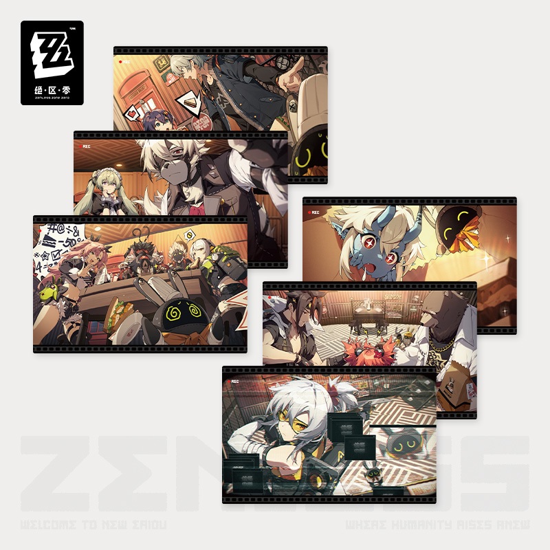 [ พร้อมส่ง / Official ] Zenless Zone Zero Postcard Set Vol.1 ZZZ เซ็ต โปสการ์ด Vol.1 | Shopee ...