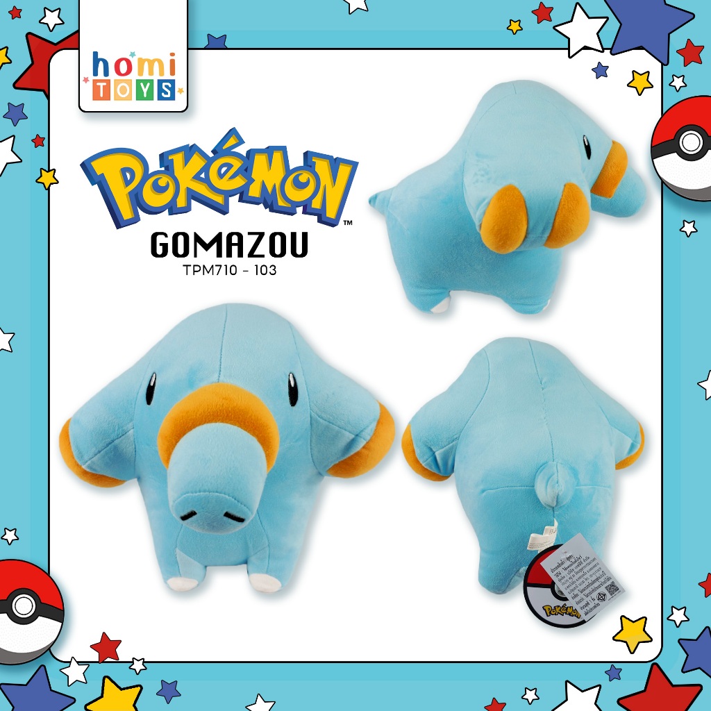 Pokemon Gomazou ตุ๊กตาโกมาโซ ขนาด 10 นิ้ว รหัส TPM710-103 [ ตุ๊กตาโปเกมอนลิขสิทธิ์แท้ ] | Shopee ...