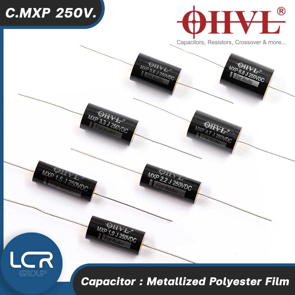 OHVL C.MXP 1.0-6.8uF 250V. คาปาซิเตอร์ ตัวเก็บประจุ ซีคล่อมลำโพง ...