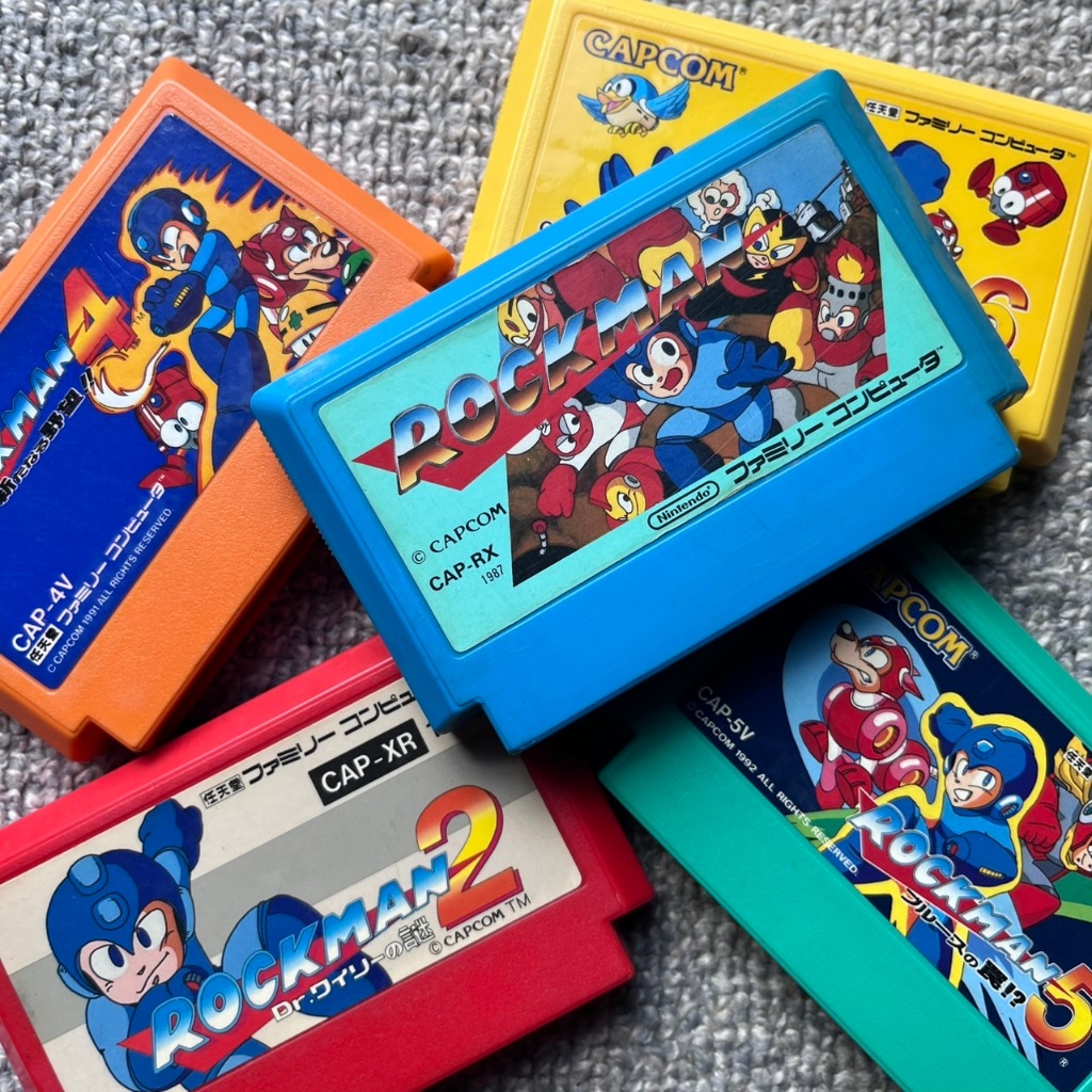 ROCKMAN - Famicom ตลับแท้ฟามิคอม ชุด ร็อคแมน | Shopee Thailand