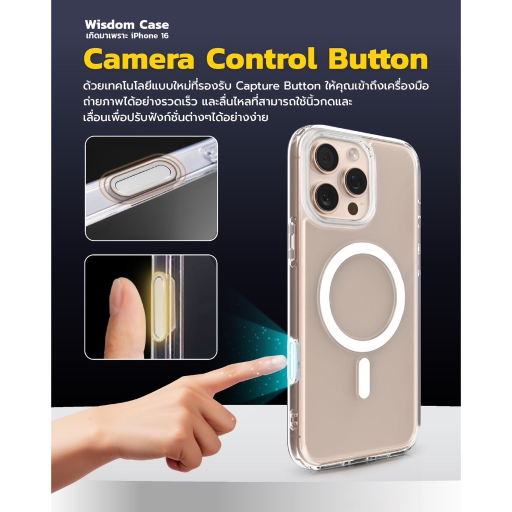 DAPAD Wisdom Case สำหรับรุ่น IP16 PRO MAX /16 PRO /16 PLUS /16 เคสพรี ...